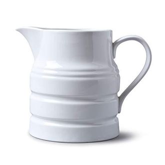 WM Bartleet & Sons 1750 Wm Bartleet & Sons Porzellan-K&auml;nnchen, wei&szlig;, 2.5 pints