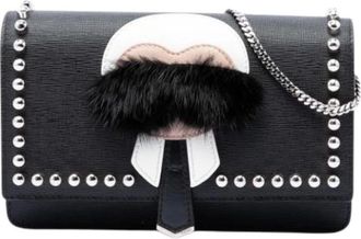Fendi Pre-owned Wallet on Chain - Femme - Pre-owned - Noir - Taille: ONE Size