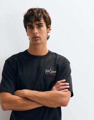 Polo Ralph Lauren Sport t-shirt coupe relaxed noir