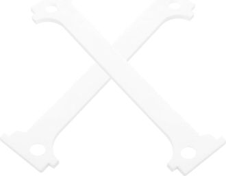 Cabilock Healvian 2 St&uuml;ck Brennhalter aus Aluminiumoxid Hitzebest&auml;ndig Klein und Platzsparend Brennofen Zubeh&ouml;r f&uuml;r Keramikschmuck und Brennarbeiten