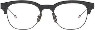 Thom Browne Ueo953A Square Browline Frame - - Accessories - unisex - Schwarzk - 49 MM