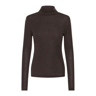 Gestuz GZninia Wollrollkragenpullover - - Tops - Damen - Braun - M