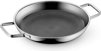 WMF Profi Resist Servier-/ Bratpfanne 28 cm Induktion, Mehrschichtmaterial beschichtet, Wabenstruktur, Edelstahlgriff, backofenfest