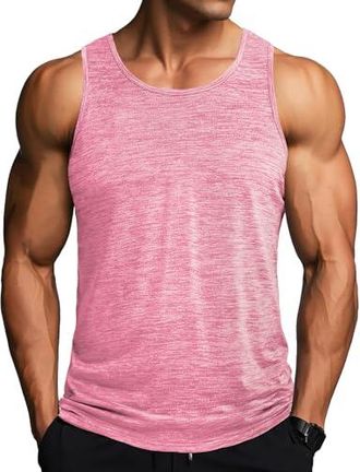Magcomsen D&eacute;bardeur Homme Sport Tee Shirt sans Manche S&eacute;chage Rapide Respirant Marcel Homme Muscle Gym Gilets