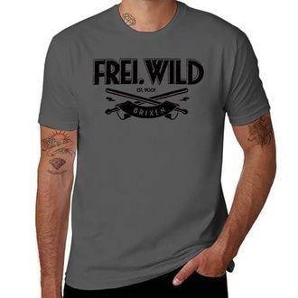 Generic Frei.Wild Wo Die Besten Trohnen T-shirt pour homme, Style gris fonc&eacute;, 4XL