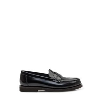 Brunello Cucinelli Glattleder-Loafer - - Shoes - Damen - Schwarzk - 40 EU