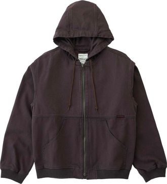 Gramicci Homme, Sweatshirts et sweats à capuche, Brun, Taille: L Veste à capuche zippée