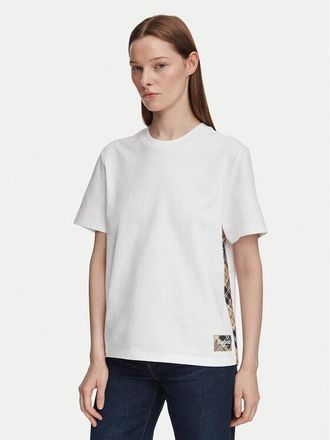Barbour T-Shirt Fawne LML0938WH11 Wei&szlig; Regular Fit