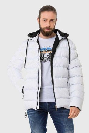 Cipo & Baxx Winterjacke Winterjacke im unifarbenen Look