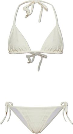Balmain Femme, Maillots de bain, Beige, Taille: 40 FR Maillot de bain deux pi&egrave;ces