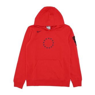 Nike DF Club Fleece Hoodie - - Sport - Herren - Rot - XL