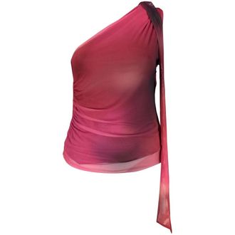 Desigual Femme, Tops, Multicolore, Taille: 36 FR Bratislava One-Shoulder Tank Top