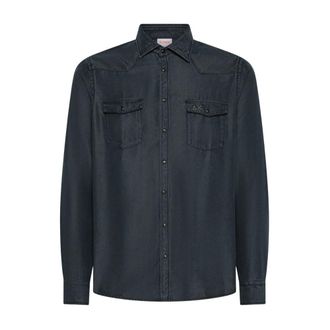 Sun 68 Denimhemd - - Shirts - Herren - Blau - XL