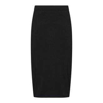 Co Bleistiftrock aus Viskose - - Skirts - Damen - Schwarzk - M