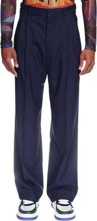 Casablanca Homme, Pantalons, Bleu, Taille: M Wide Pantalons