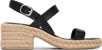 Calvin Klein Sandalen Block Heel Espa 50 Slingb Lth HW0HW02903 Schwarz