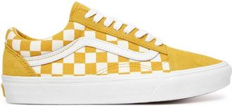 Vans Sneakers aus Stoff Old Skool Checkerboard VN000DB3ZX71 Gelb