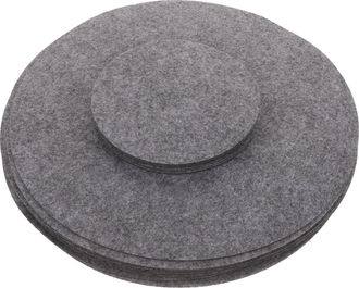 Hemobllo Ciieeo 30 St&uuml;ck Filz Geschirrschoner - 105 5 Topf und Pfannenschoner aus Dickem Filz Tellertrenner f&uuml;r Geschirr Keramik Porzellan Wiederverwendbar Zus