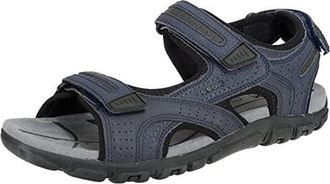 Geox Homme Uomo Sandal Strada D Sandales, Navy/Dk Grey, 40 EU