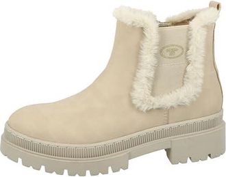 Tom Tailor Bottes Chelsea pour femme 4294905, crème, 41 EU