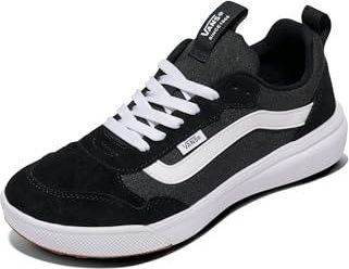 Vans Homme Basket, Daim Caoutchouc &Eacute;thyl&egrave;ne-ac&eacute;tate de vinyle, Toile en Daim Noir et Blanc, 38.5 EU