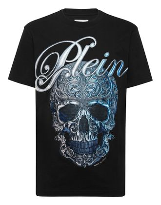 Philipp Plein T-Shirt Rundhalsausschnitt Ss Skull