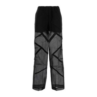 Co Weite Hosen - - Trousers - Damen - Schwarzk - XS