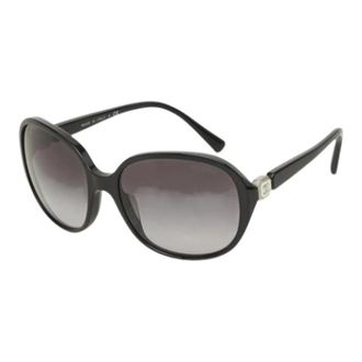 Chanel Pre-owned Coco Mark Sonnenbrille - - Pre-owned - Damen - Schwarzk - ONE SIZE