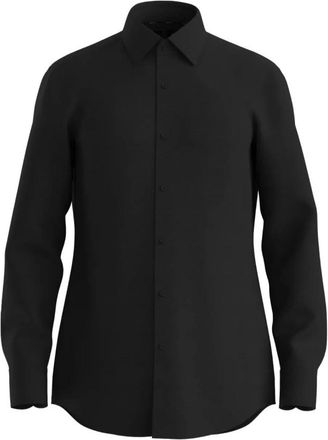 HUGO BOSS Homme, Chemises, Noir, Taille: XL Chemise en Flanelle Stretch Bross&eacute;e Coupe Slim