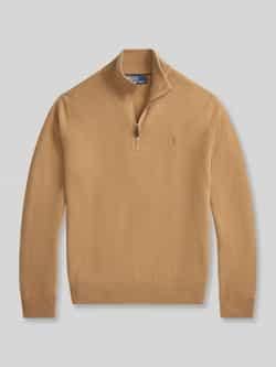 Polo Ralph Lauren Regular Fit Troyer aus reiner Wolle
