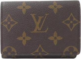 Louis Vuitton unisex, Pre-owned, Brun, Taille: ONE Size Portefeuille en toile Pre-owned