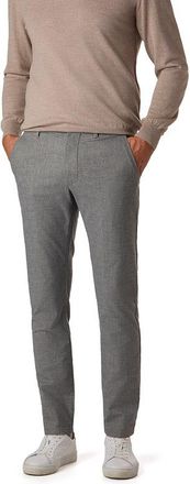 Boss Orange by Hugo Boss BOSS Orange Herren Hose grau meliert Slim Fit