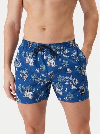 HUGO BOSS Badeshorts Piranha 50508844 Blau Regular Fit
