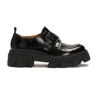 Kazar Lederschuhe mit Schnalle an Sohle mit Schutz - - Shoes - Damen - Schwarzk - 38 EU