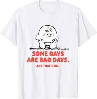Peanuts Erdnüsse - Manche Tage sind schlechte Tage in Ordnung T-Shirt