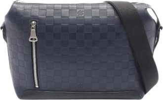 Louis Vuitton Pre-owned Sacoche Discovery PM Cuir Damier Infini - Homme - Pre-owned - Bleu - Taille: ONE Size