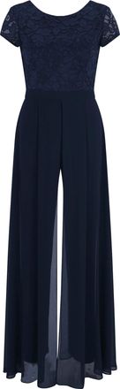 Vera Mont Damen Jumpsuit Kurzarm Night Sky,36