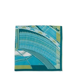 Petrusse Foulard imprim&eacute; Sous le ciel de Paris en soie