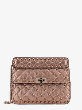 Valentino Garavani Laminated leather Rockstud Spike crossbody bag - VALENTINO GARAVANI - gender_Woman