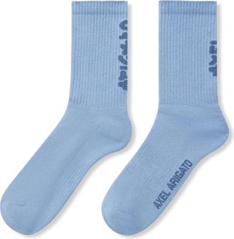 Axel Arigato unisex, Sous-vêtements, Bleu, Taille: M Floral Jacquard Socks