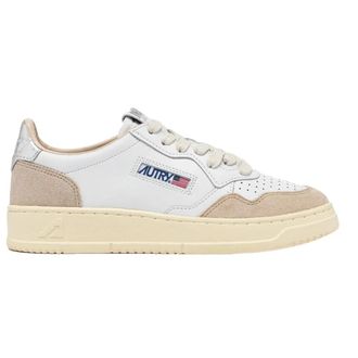 Autry Medalist Low Leder- und Wildleder-Sneaker - - Shoes - Damen - Wei&szlig; - 40 EU