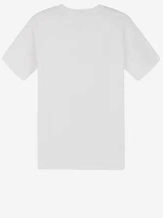 Gucci Womens Cotton T-Shirt With Logo Print White T-Shirts & Jerseys