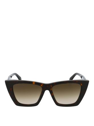 Alexander McQueen Lunettes De Soleil - Marron