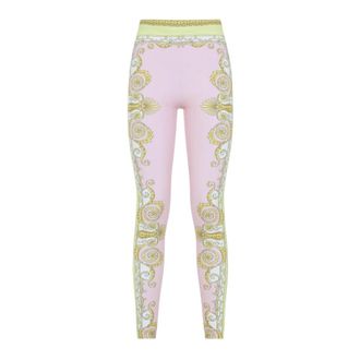 Versace Femme, Pantalons, Multicolore, Taille: 36 FR Leggings Spring Barocco