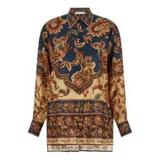 Zimmermann Aster Relaxed Shirt - - Blouses & Shirts - Damen - Mehrfarbig - XS