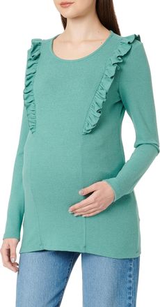 Noppies Damen Tee Pierson Nursing Long Sleeve T Shirt, Deep Sea - P986, 34 EU