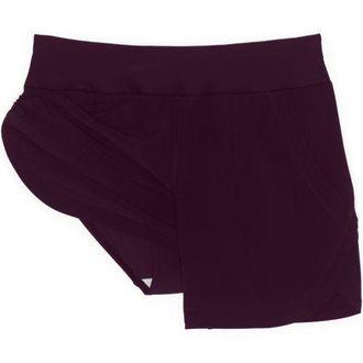 Lands End Badeshorts, Damen, Gr&ouml;&szlig;e:34 regular, Lila, Nylon-Mischung, by Lands End