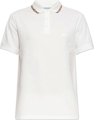 Burberry Homme, Tops, Blanc, Taille: XS Eddie Polo