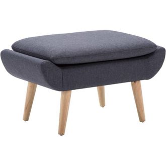 vidaXL Repose-pied Tapisserie en tissu 73 x 43 x 42 cm Gris foncé Vidaxl