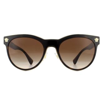 Versace Sonnenbrille VE2198 125213 Dunkle Havanna Braun Gradient